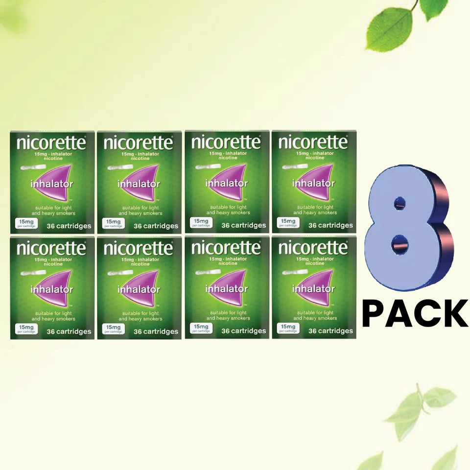 NICORETTE-Inhalator 15mg 36CT -8 PACK – Skincare Savers